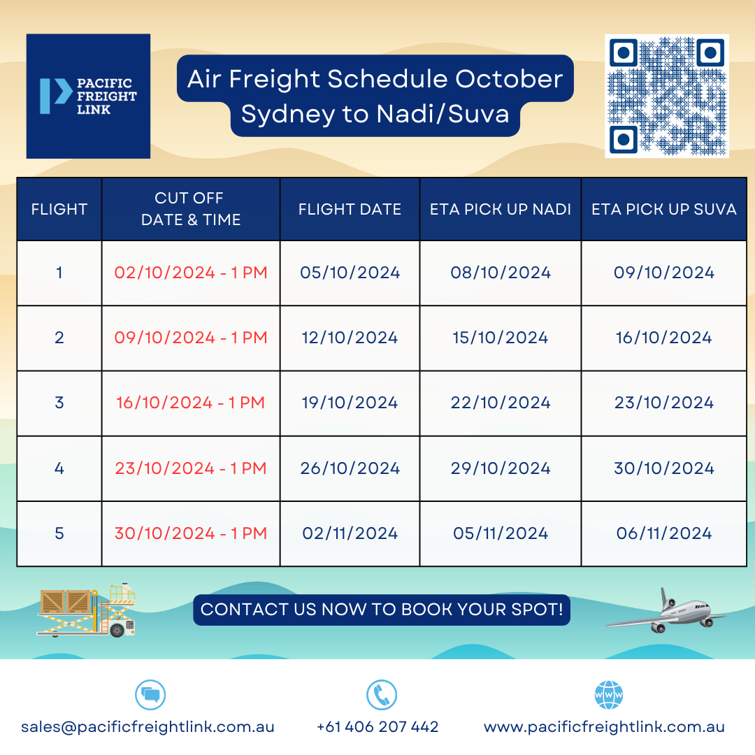 Fiji Freight Service: Air & Sea Freight - Door to Door Service – Pacific Freight Link
