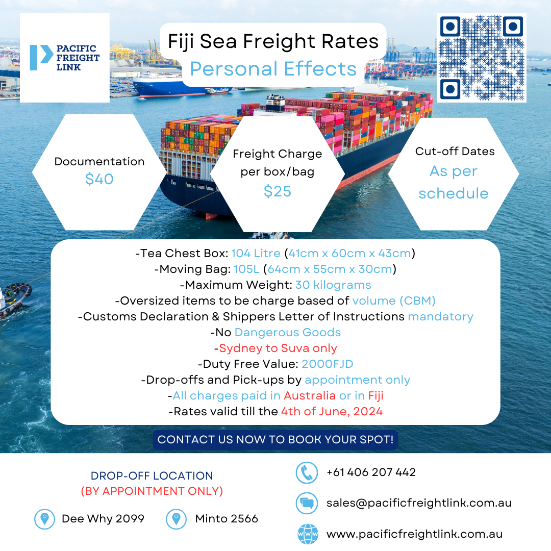 Fiji Freight Service: Air & Sea Freight - Door to Door Service – Pacific Freight Link