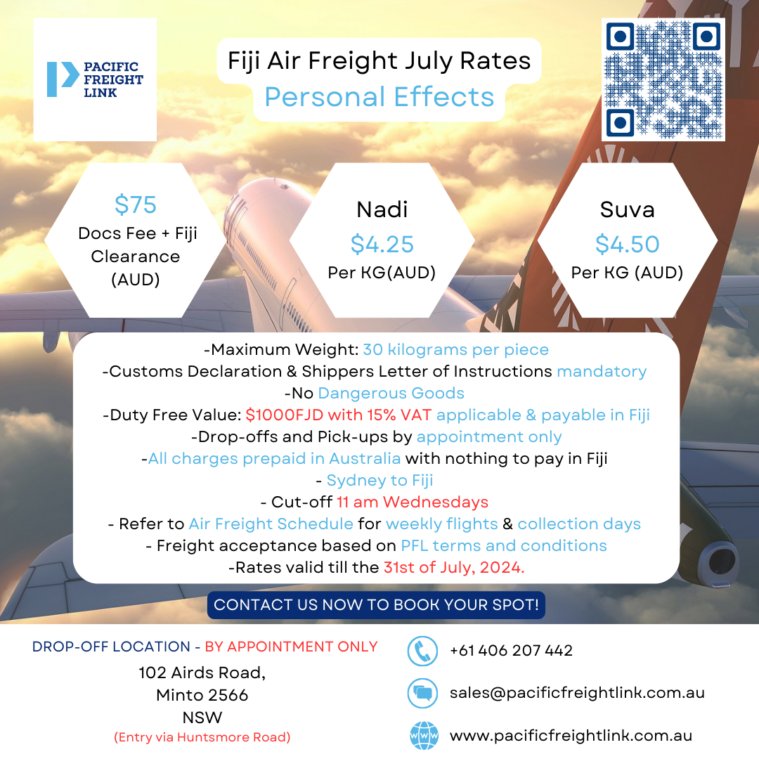 Fiji Freight Service: Air & Sea Freight - Door to Door Service ...