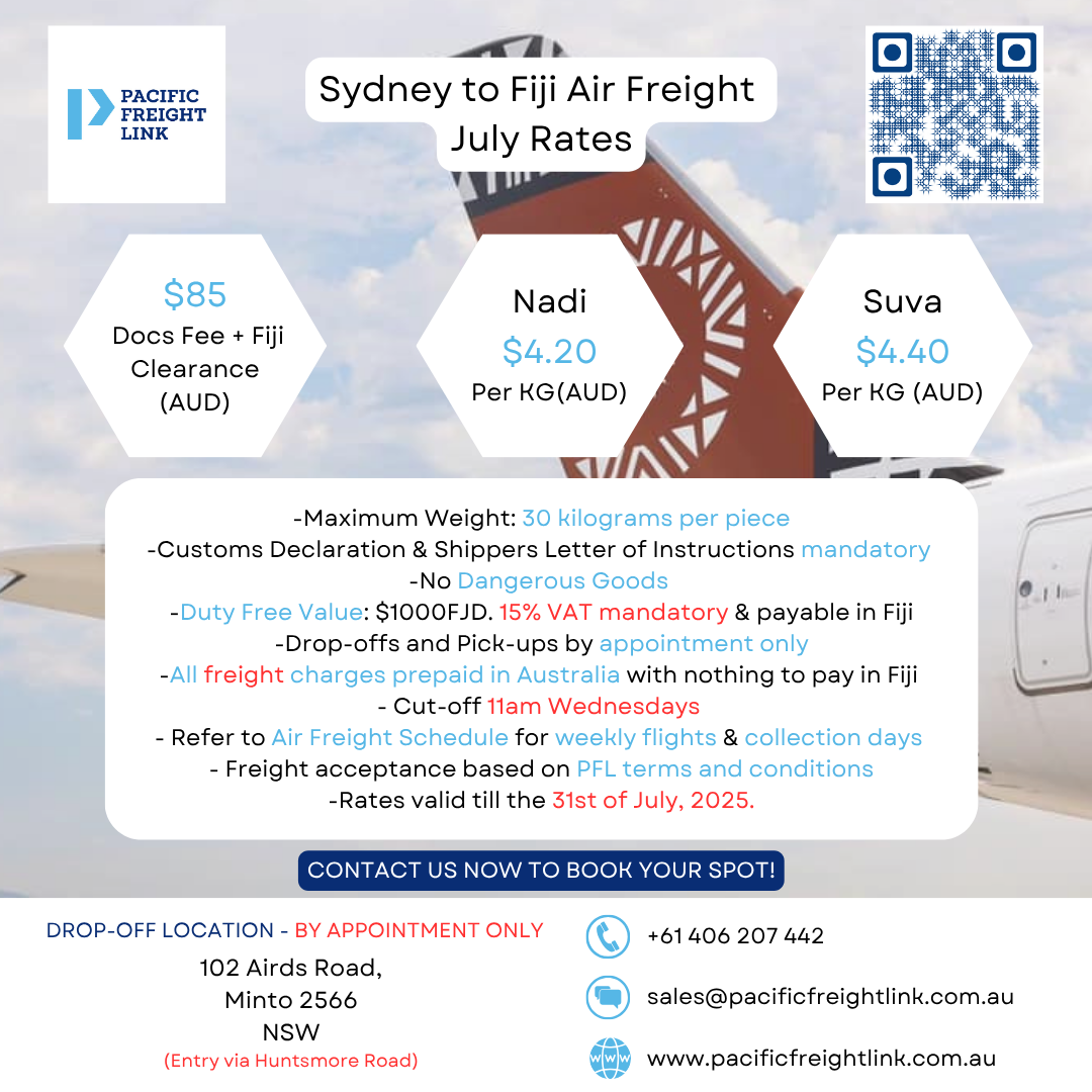 Fiji Freight Service: Air & Sea Freight - Door to Door Service ...