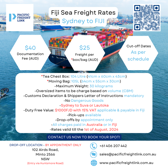 Fiji Freight Service: Air & Sea Freight - Door to Door Service ...